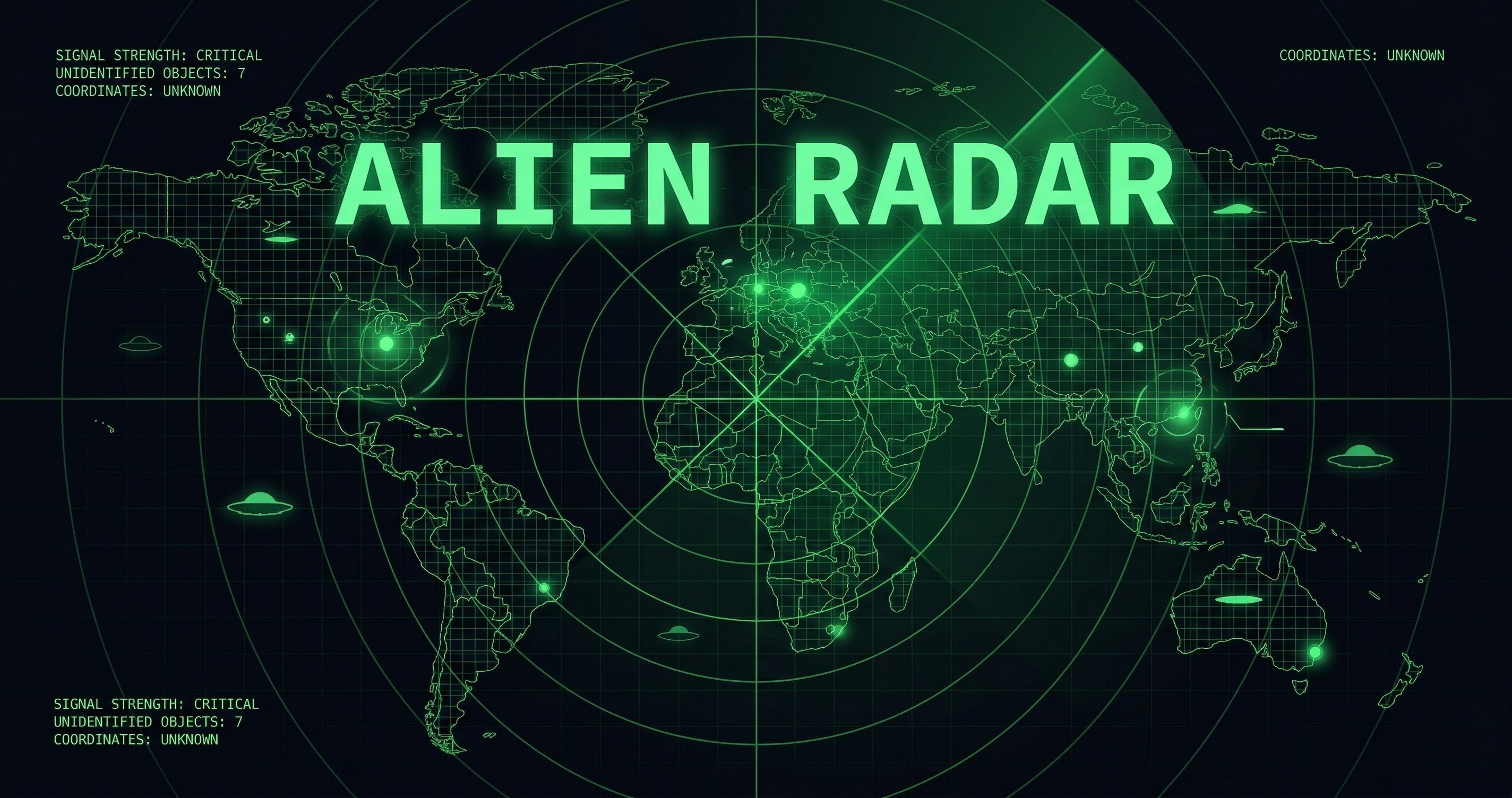 Alien Radar | UFO Sightings & Extraterrestrial Activity Map